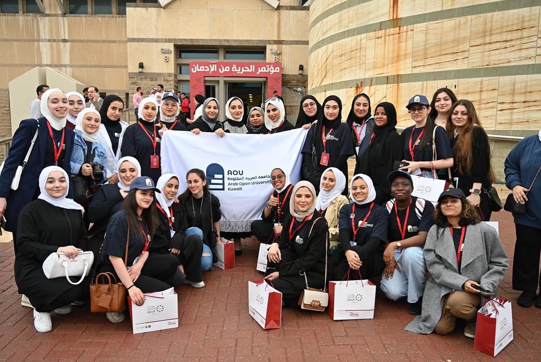 Students of the Arab Open University in Kuwait participated